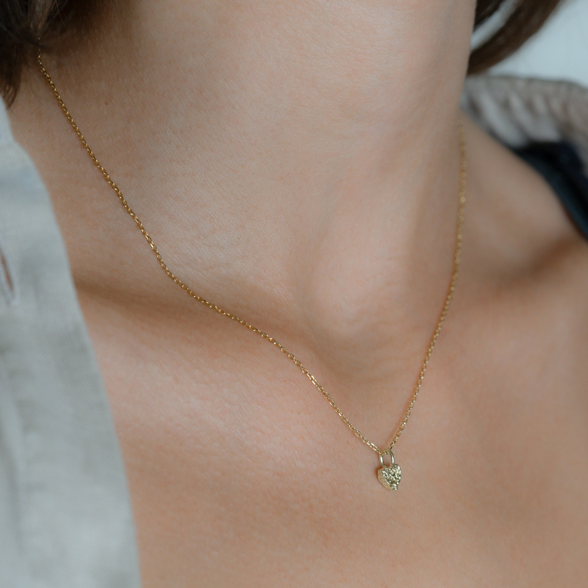 Sun + Moon + Heart Charm Pendant - 9k – Handcrafted Cph